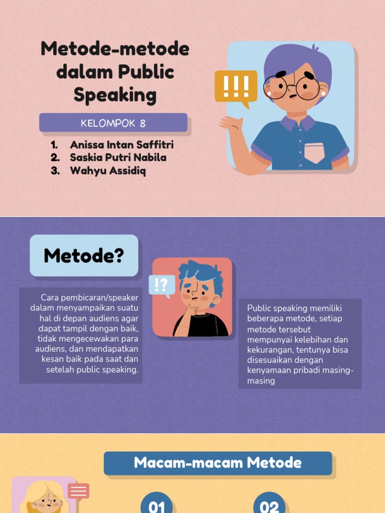 Metode-Metode Dalam Public Speaking - Kelompok 8 - PUBLIC SPEAKING Update | PDF | Karier ...