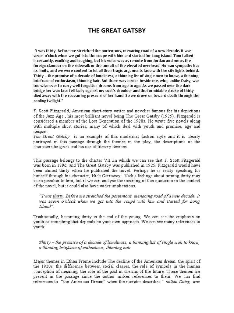 The Great Gatsby 2 | PDF | The Great Gatsby | F. Scott Fitzgerald