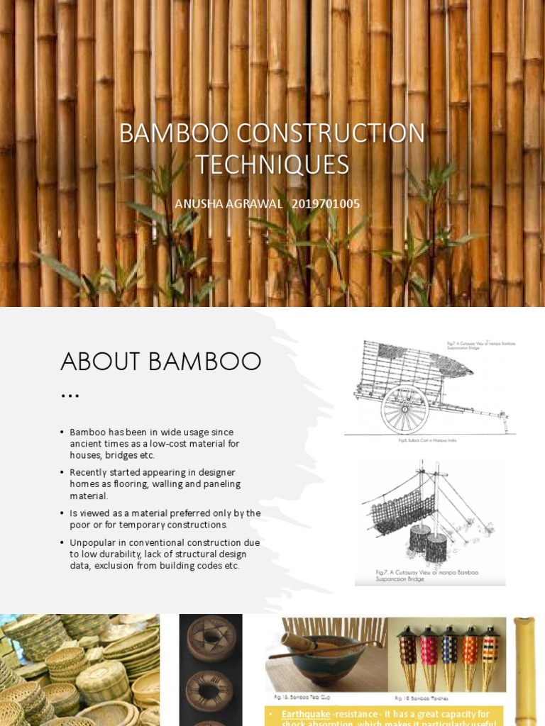 Bamboo Construction and Documentation | PDF | Deep Foundation ...
