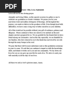 Grade 6 Graduation Speech Highlights | PDF