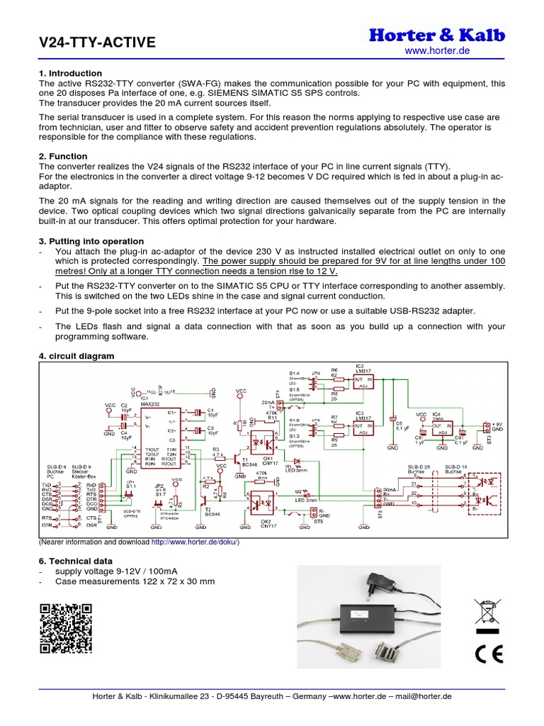 V24-Tty Active Manual | PDF