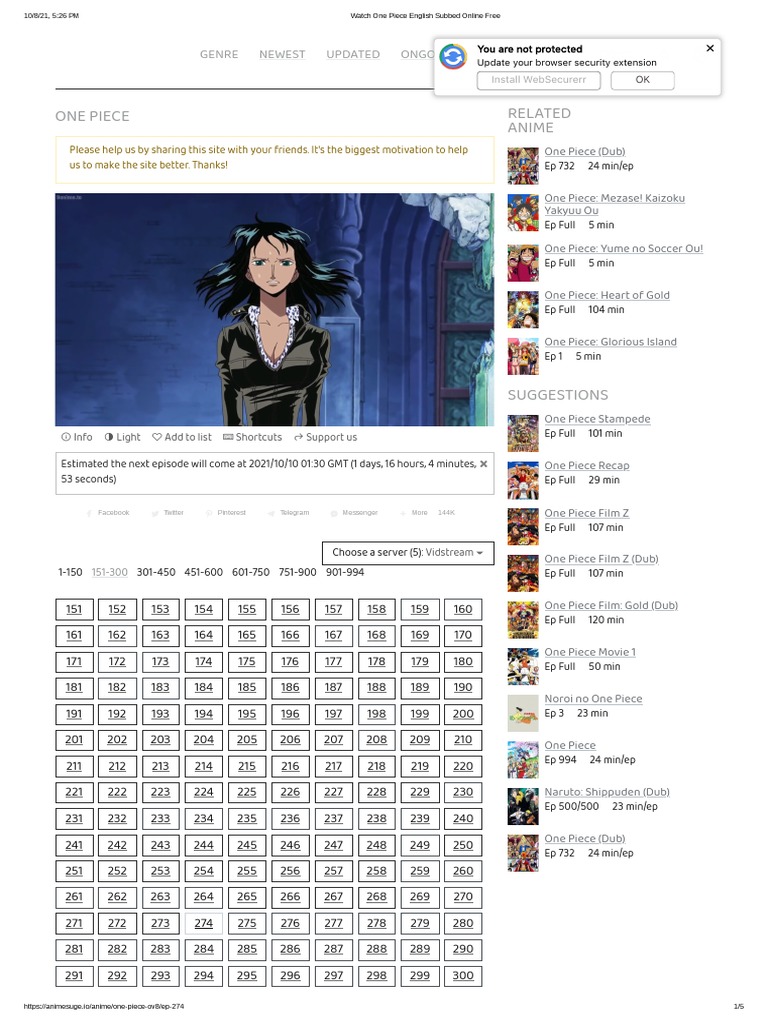 Watch One Piece English Subbed Online Free | PDF