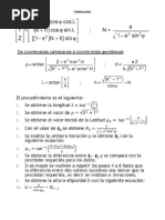 Formulario de Curvas | PDF | Curva | Topología diferencial