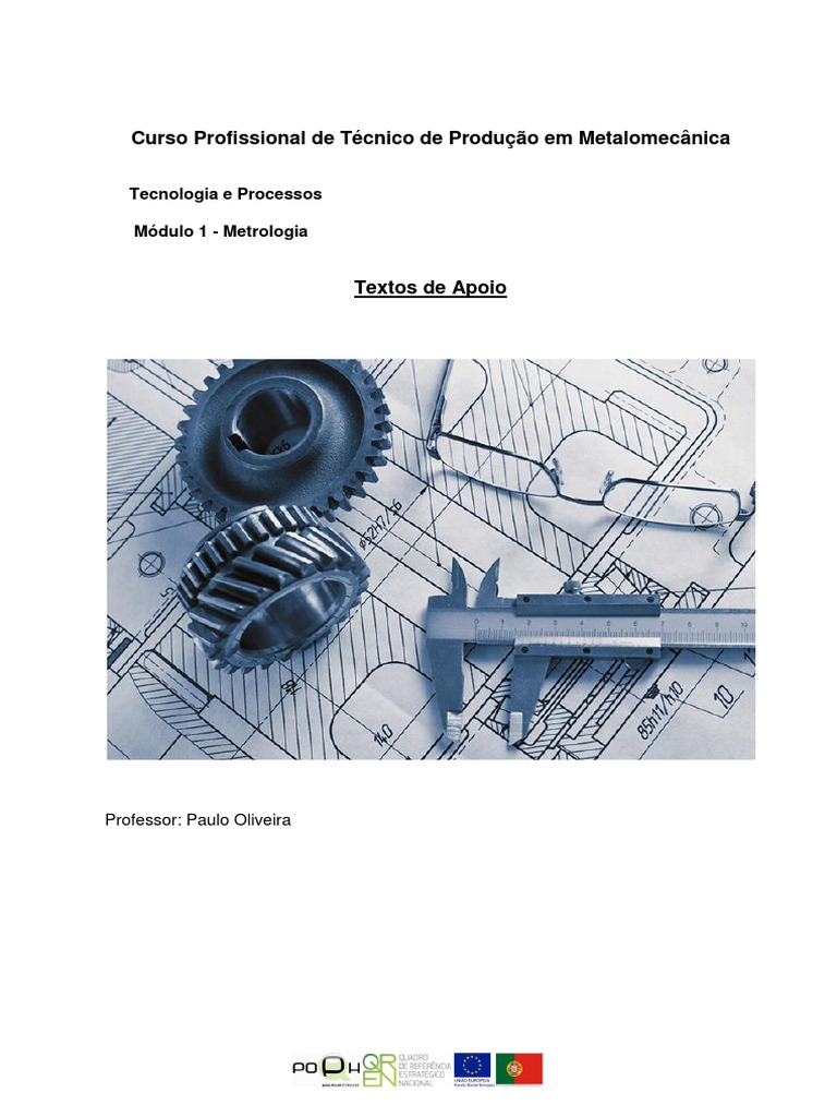 Tecnologia e Processos de Mecanica Modulo 1 Metrologia | PDF ...