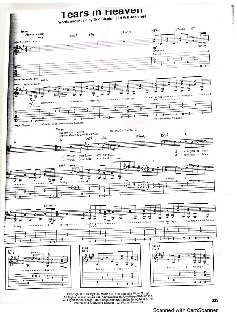 Tears in Heaven | PDF