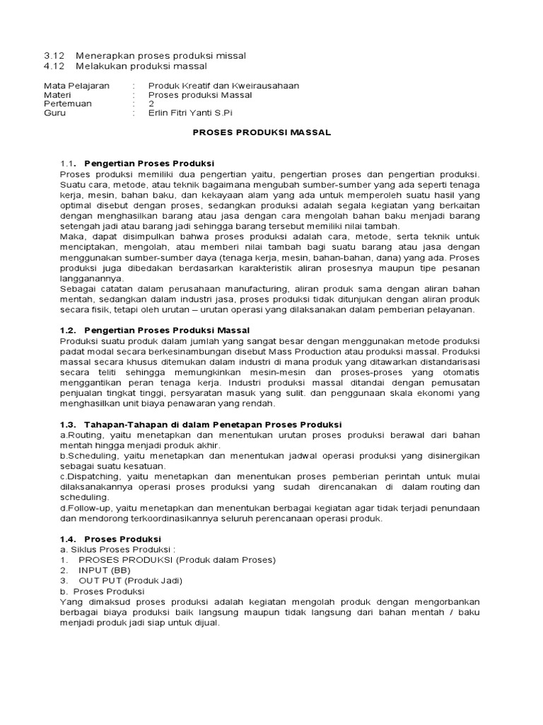 Materi PKK Pertemuan 5 | PDF