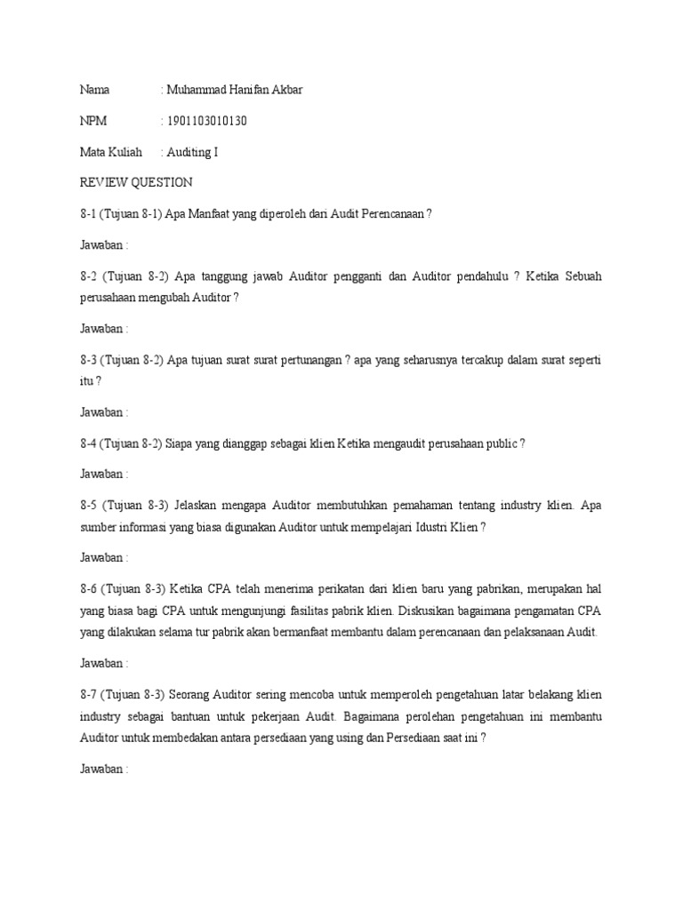 Tugas Chapter 8 | PDF