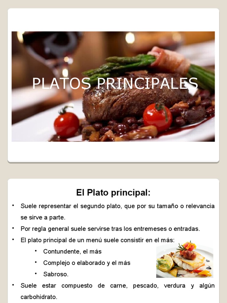Platos Principales | PDF