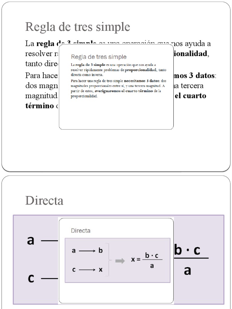 Resolución de problemas de proporcionalidad directa e inversa mediante ...