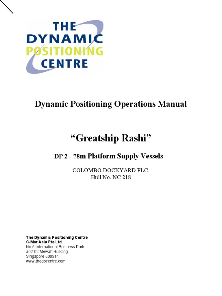 DP Ops Manual | PDF