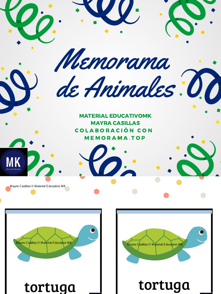 Memorama de Animales para Niños | PDF | Zoología