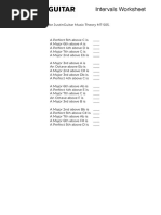 Interval Song Reference Chart | PDF
