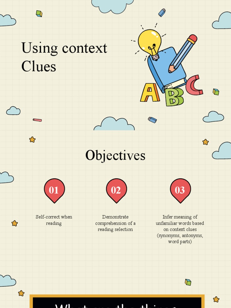 Context Clues | PDF | Lunch