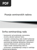 Šta Je Master Rad I Kako Treba Da Izgleda | PDF