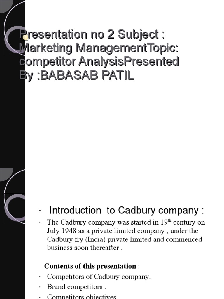 Competitor Analysis | PDF | Nestlé | Brand