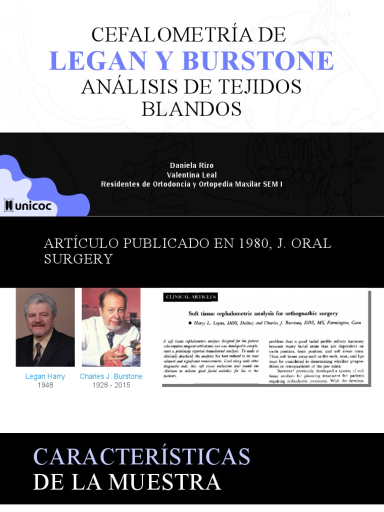 Análisis Cefalométrico: Legan y Burstone | PDF | Geometría | Boca