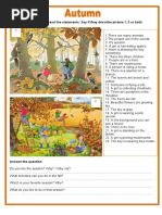 Grade1 Picture Description Worksheet | PDF
