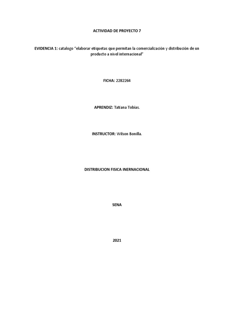 Elaboraracion de Etiquetas de Empaque y Embalaje | PDF | Carbohidratos ...