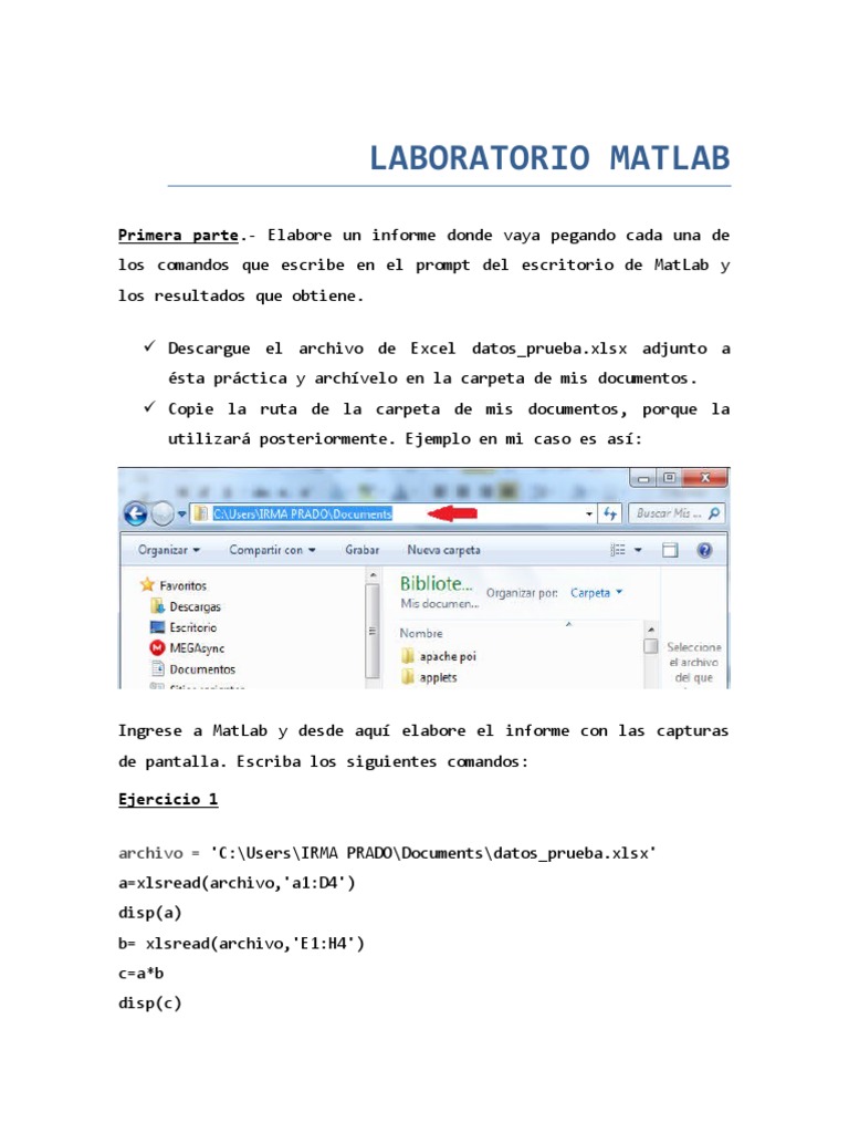 Laboratorio Matlab | PDF