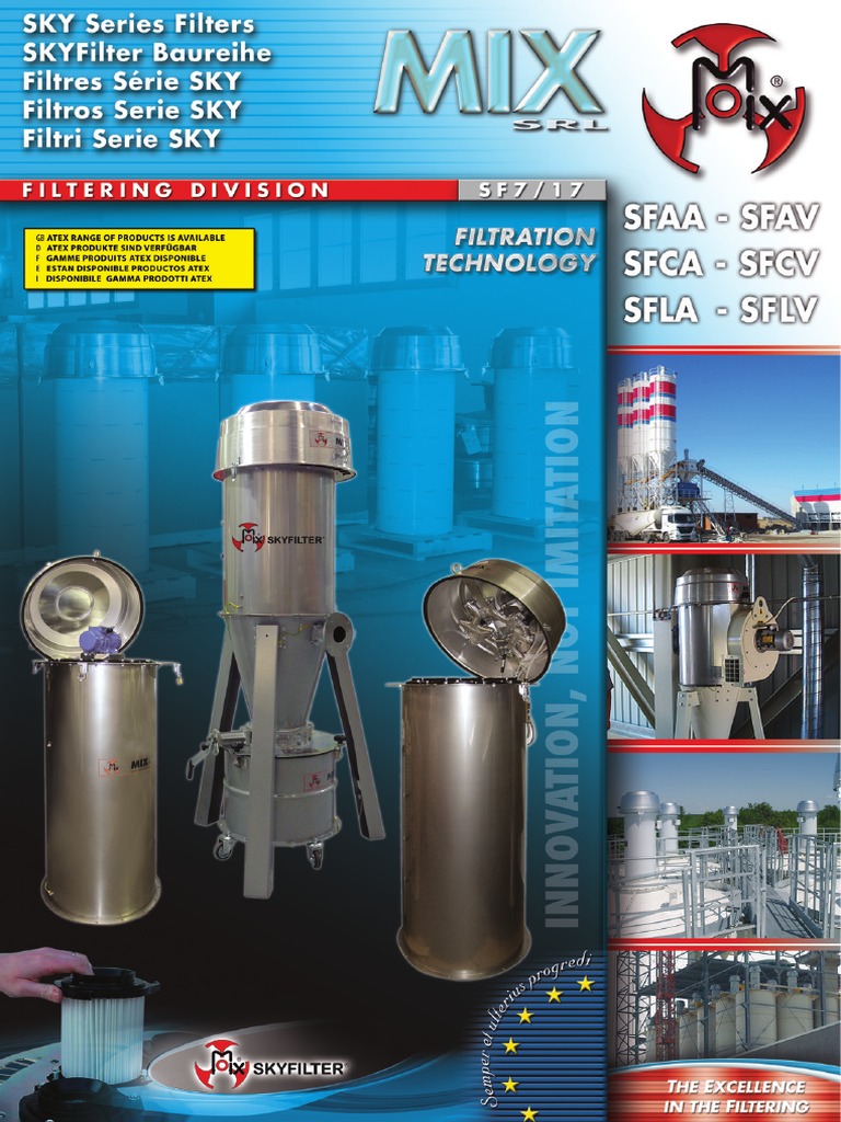 0913070Z 171 SKY Series Filters | PDF | Chemistry | Materials