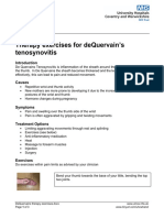 Hand Therapy: Thumb Exercise Guide | PDF | Hand | Thumb