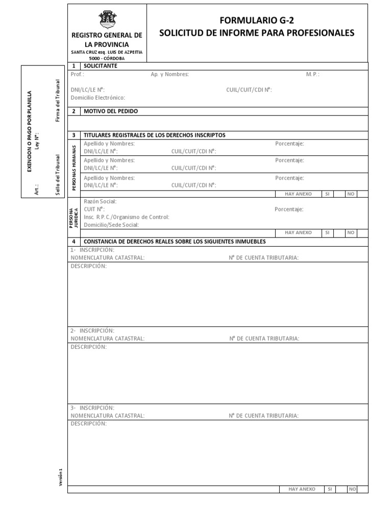 Formulario G 2.v1 | PDF | Justicia | Crimen y violencia