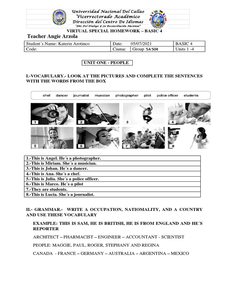 Virtual Special Homework | PDF