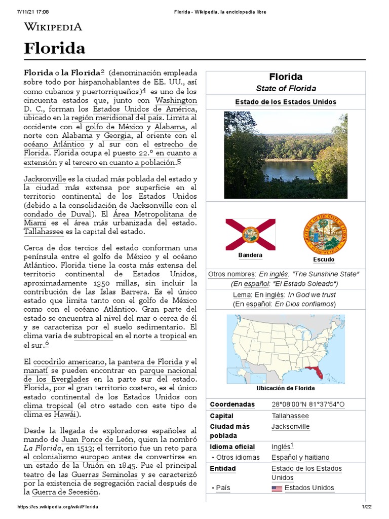 Florida | PDF | Florida