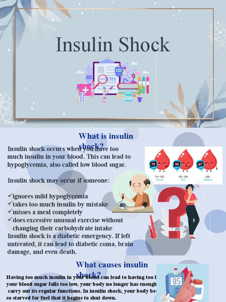 Insulin Shock | PDF | Hypoglycemia | Insulin