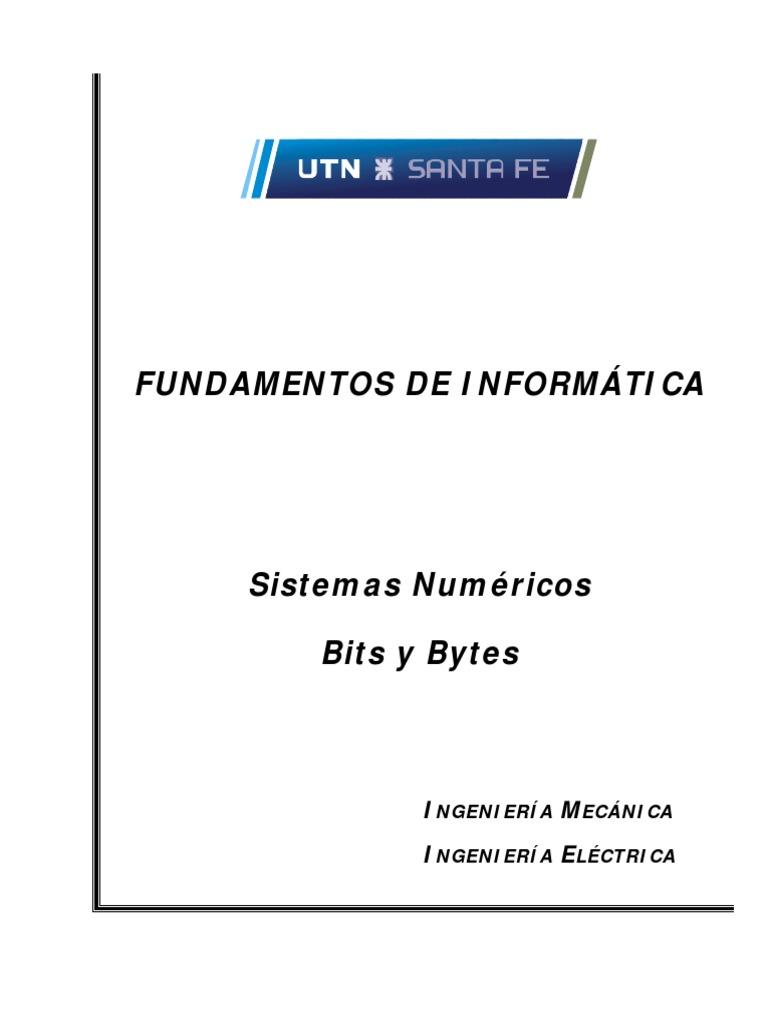 Sistemas Numericos Bit Bytes | PDF | Poco | Byte