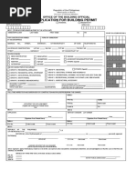 Building Permit Form (Unified) | PDF