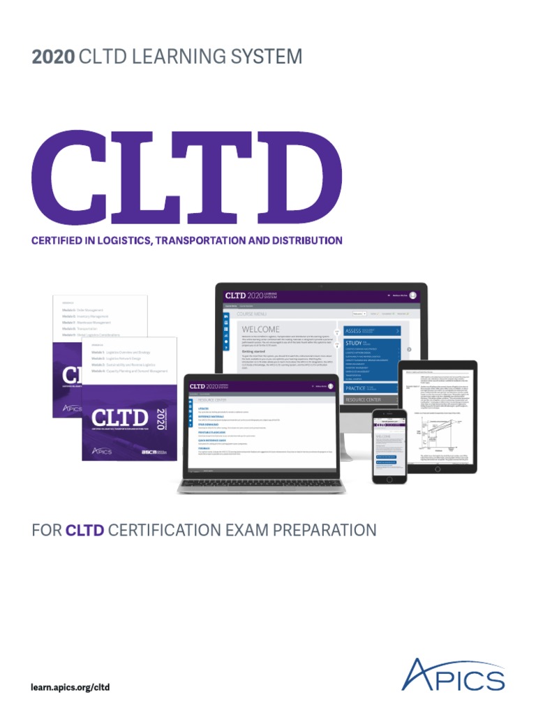 CLTD Exam Prep Learning System Guide | PDF | Logistics | Test (Assessment)