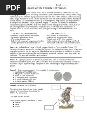 French Revolution Worksheets Pdf