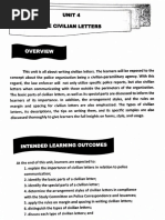 Civilian Letter Writing Guide | PDF | Envelope | Written Communication