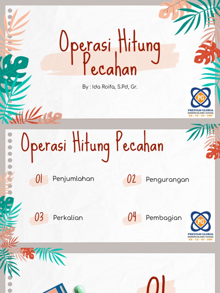 Operasi Hitung Pecahan | PDF