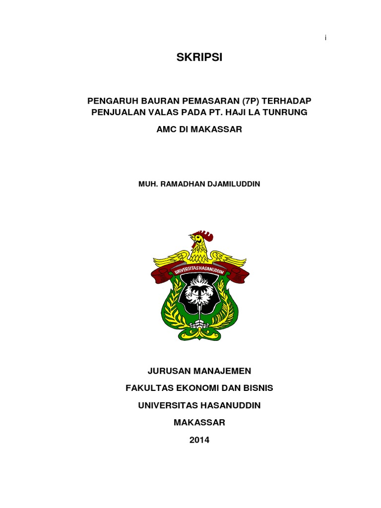 Pengaruh 7P Terhadap Penjualan Valas | PDF | Seni