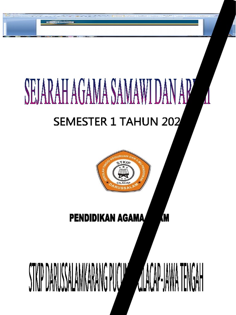 Materi Pertemuan Kedua Agama Samawi Dan Ardi | PDF