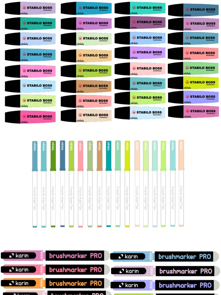 Vectores de Plumones | PDF
