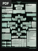 Alien RPG - Ficha Editavel PT-BR PDF | PDF