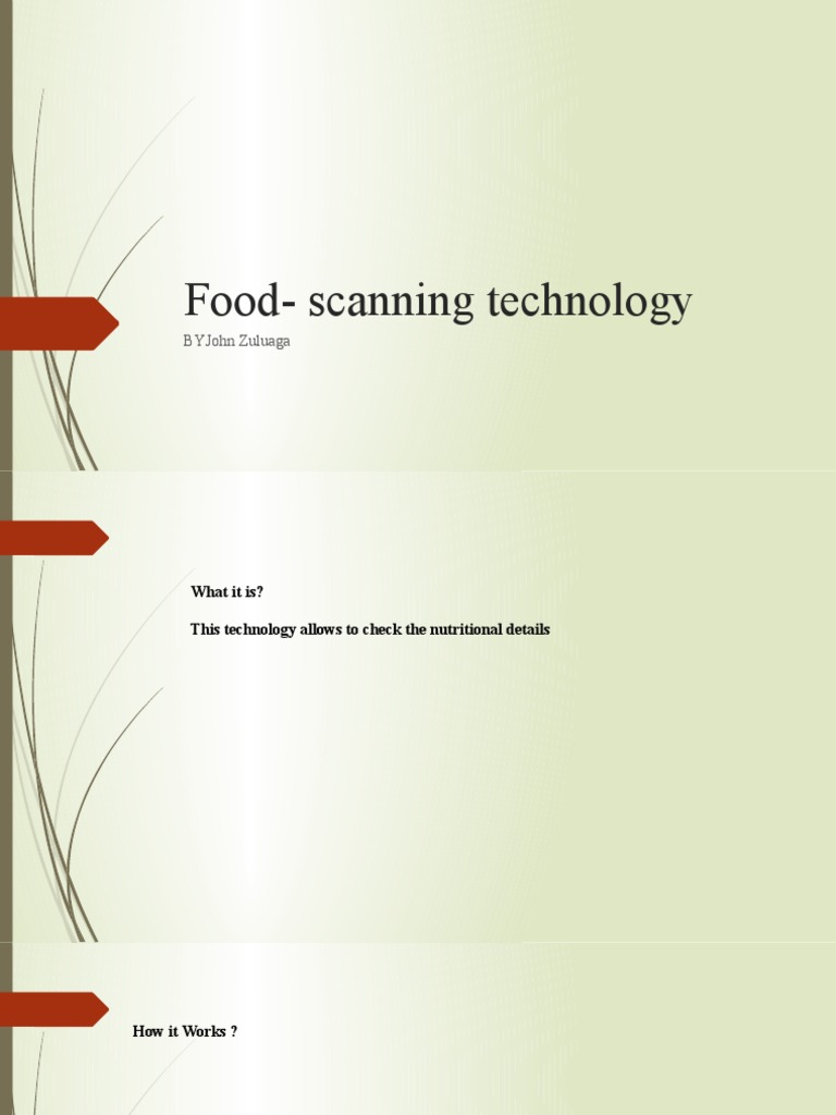 Food - Scanning Technology | PDF