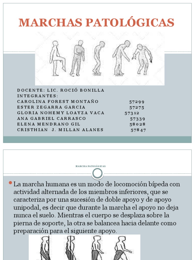 Tipos de Marchas Patológicas | PDF | Pie | Distonia
