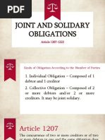 Joint and Solidary Obligations | PDF | Legal Concepts | Liability ...