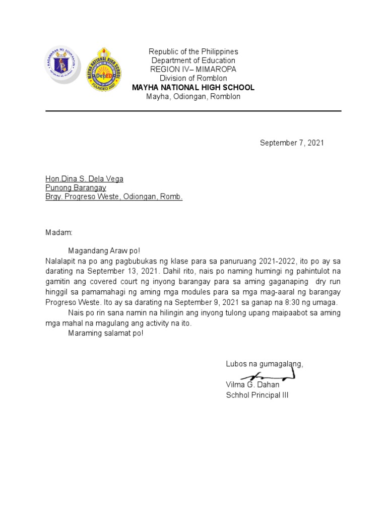 Sulat para Sa Kapitan | PDF