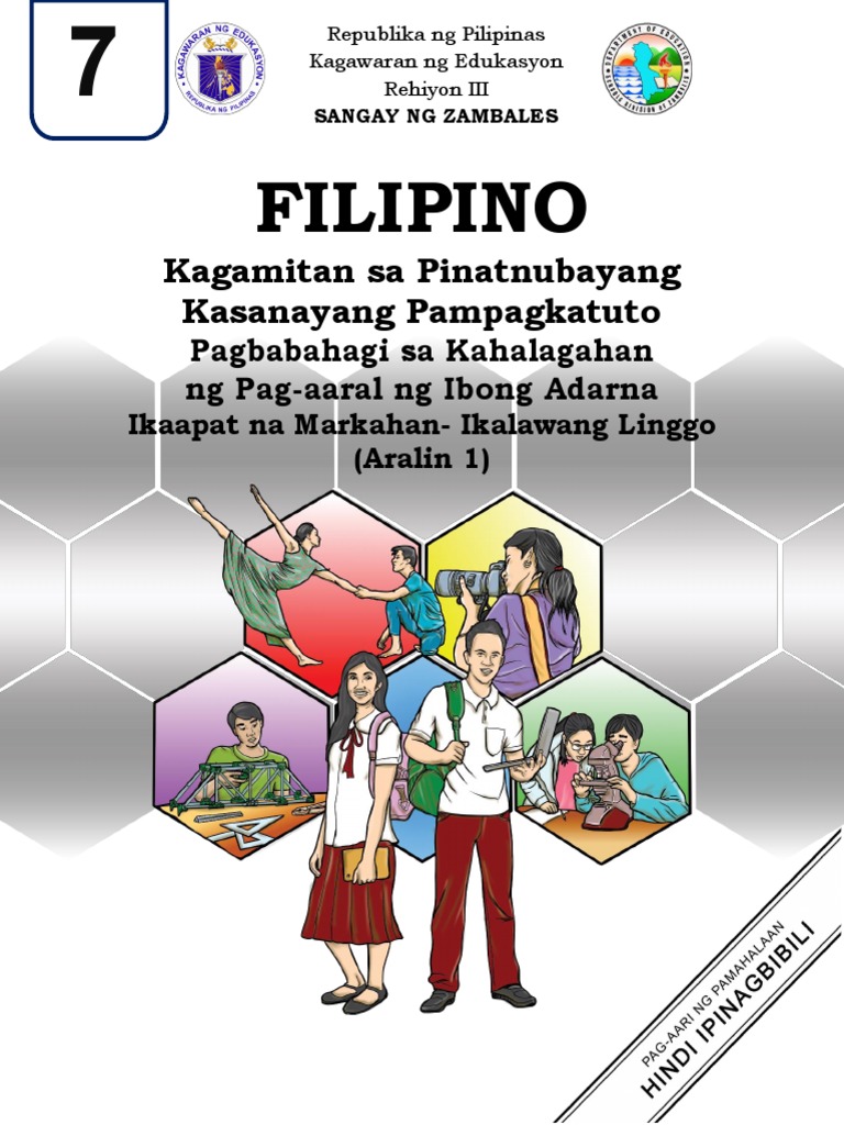 Filipino7 Q4 W2 A1 Naibabahagi Ang Sariling Ideya Sa Kahalagahan | PDF