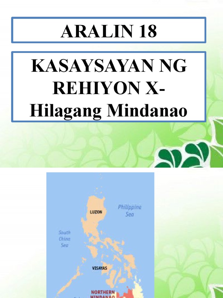 Kasaysayan NG Rehiyon 10 | PDF