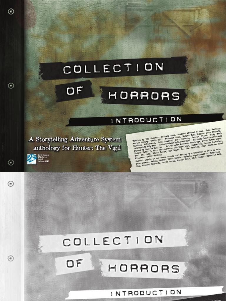 Collection of Horrors 00 - Introduction | Download Free PDF | Horror Films