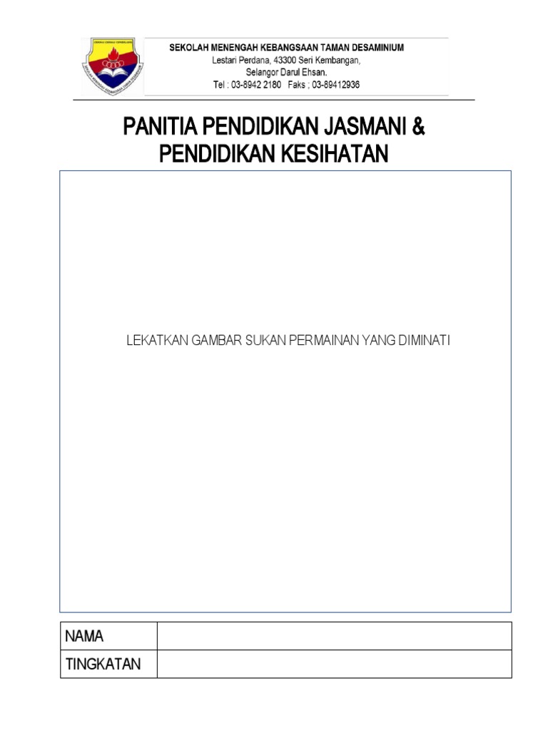 BUKU LATIHAN MODUL PJPK T5 Edit | PDF
