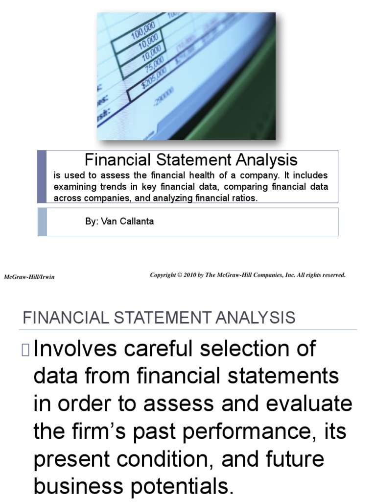 Financial Statement Analysis: Mcgraw-Hill/Irwin | PDF | Working Capital ...