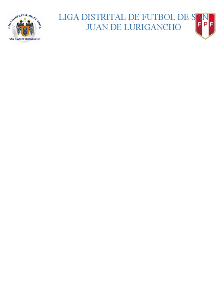 Carta Liga Distrital | PDF