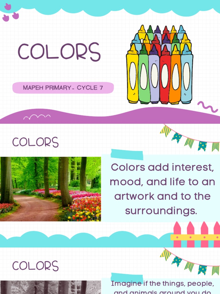 Colors: Mapeh Primary-Cycle 7 | PDF